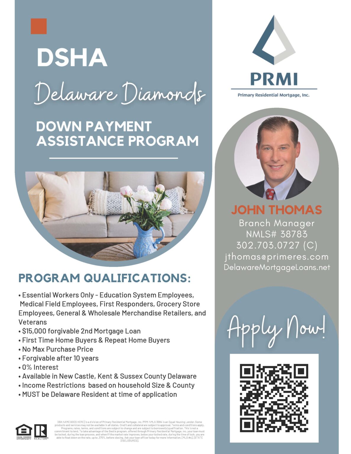 DSHA Delaware Diamond DPA Program | Get FHA, VA, USDA Mortgage Rates ...